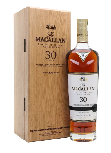 2024 The Macallan Sherry Oak 30 Year Old Single Malt Scotch Whisky Spe – Malibu Liquor & Wine