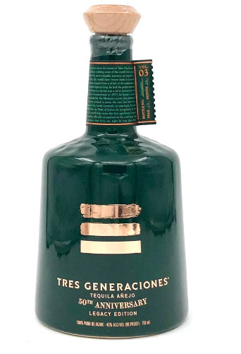 Tres Generaciones 50th Anniversary Anejo Tequila 750ml – Malibu Liquor ...