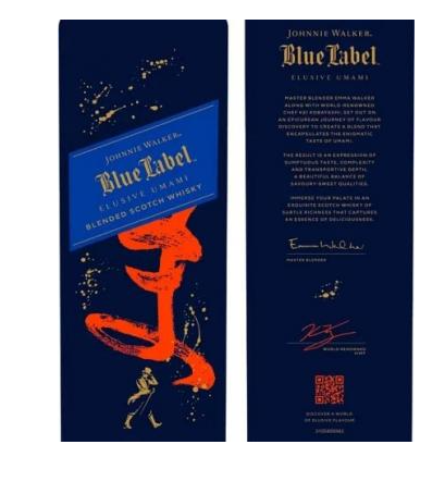 Johnnie Walker Blue Label Elusive Umami Blended Scotch Whisky 750ml ...
