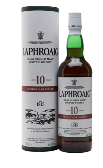 Laphroaig 10 Year Old Sherry Oak Finish Single Malt Scotch Whisky 750m ...