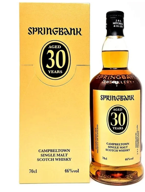 Springbank 30 Year Old Single Malt Scotch Whisky Campbeltown, Scotland ...