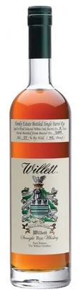 Willett Family Estate Bottled Single-Barrel 8 Year Old Straight Rye Wh ...