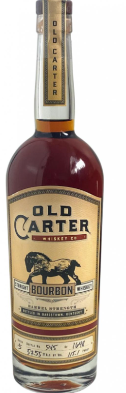 Old Carter Whiskey Co. Batch 5 Straight Bourbon Whiskey .750ml – Malibu ...