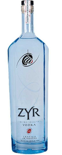 ZYR Russian Vodka 1ltr – Malibu Liquor & Wine